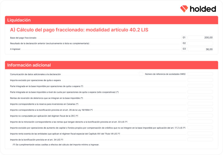 Modelo 202 (pagos a cuenta) ¿cómo rellenarlo y cuándo?